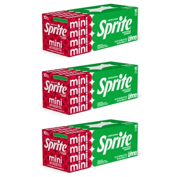 Sprite Mini Soda Cans, 7.5 Fluid Ounce, Pack of 30 - Walmart.com
