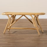 Septa Rattan BOHO Bench 38.60 W x 15.00 D x 18.10 H - Walmart.com