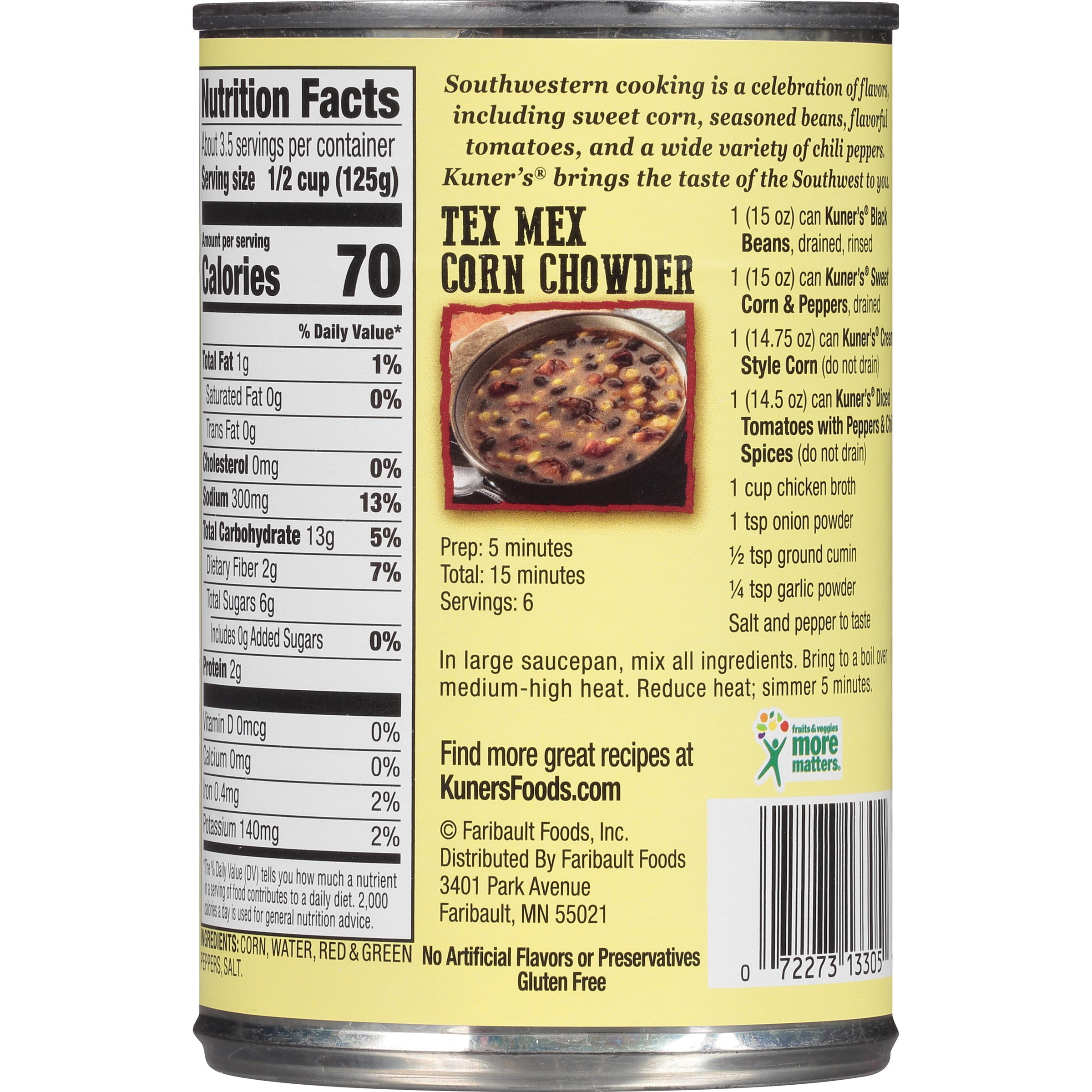 Buy Kuner's Southwest Corn with Red and Green Peppers, 15 oz, Can ...