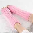2pack Women's Knitted Arm Warmers Half Fingerless Sleeves Soft Arm ...