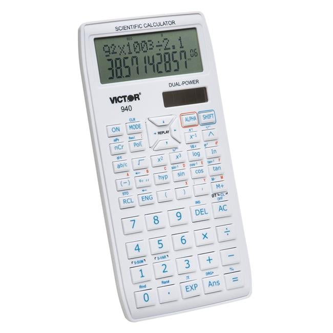Victor Technology VCT940BN Scientific Calculator with 2 Line Display ...