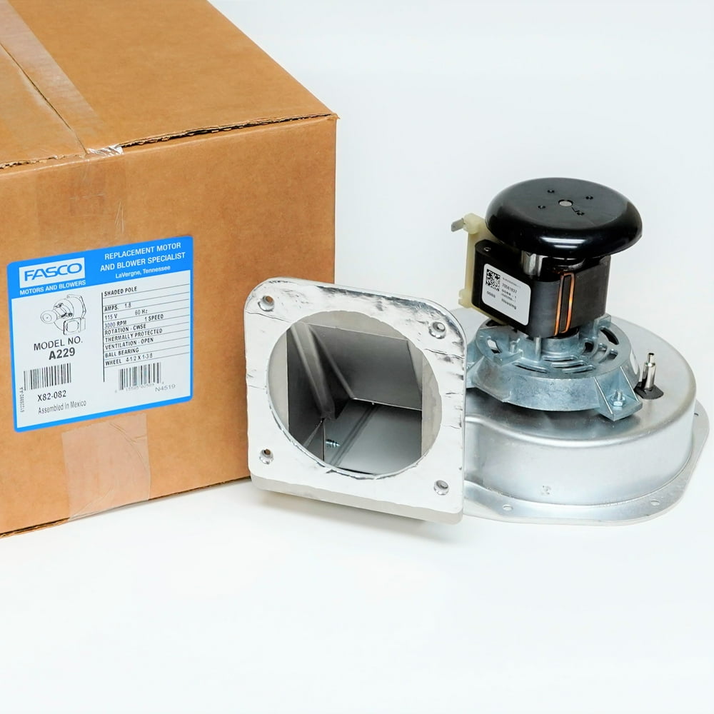 Fasco A229 Draft Inducer Blower Motor for York 7058-0267S 17499 7058 ...