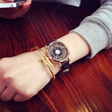 New Design Hollow See-Through Transparent Open Face Man Woman Quartz ...