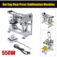 Hat Heat Press Machine, Semi-Automatic Mag-netic Cap Heat Press Machine ...