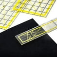 5 Pack Acrylic Quilting Ruler, Square Acrylic Quilter Ruler Fabric ...
