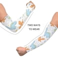 Cute Dinosaur UV Protection Cooling Arm Sleeves, Compression Sun ...