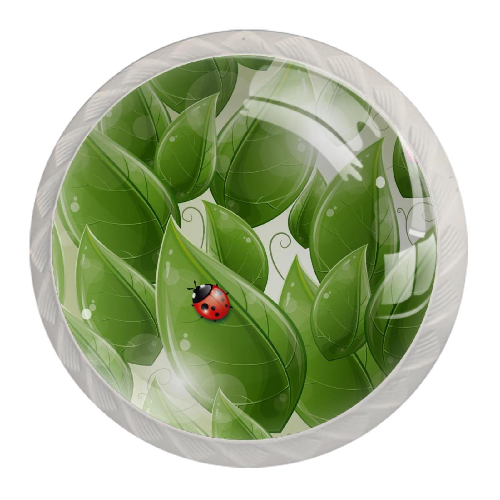 4 Pcs Ladybug Knobs for Kitchen Cabinet Cupboard Dresser Bookcase ...