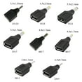 Spoof Adapter Plug Converter Adaptor USB to 2.5x0.7mm 4.0x1.7mm 5.5x2 ...