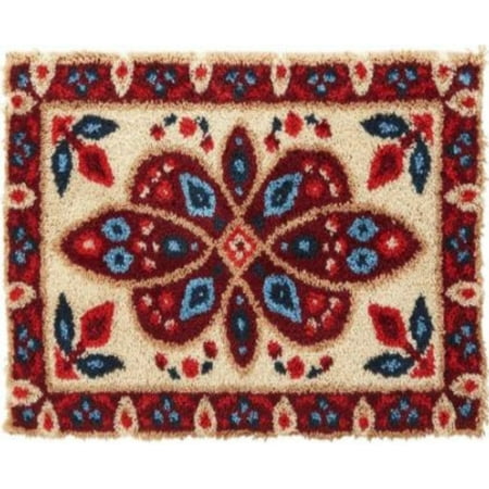 Red Mandala | Rug Making Latch Hooking Kit | Walmart Canada