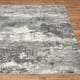 Luxe Weavers Modern Abstract Dark Gray 5x7 Area Rug, Stain Resistant ...