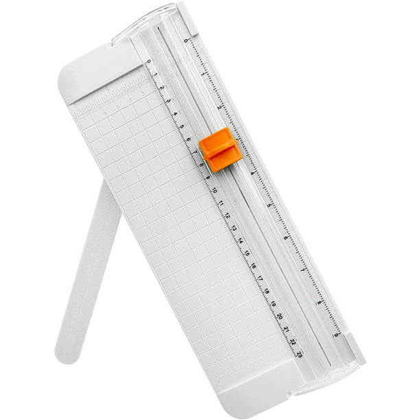 Paper Cutter, A4 Paper Trimmer with Security Safeguard & Side Ruler ...