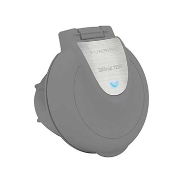 Furrion Polished Stainless Steel 50 Amp Round Power Inlet - Walmart.com