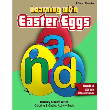 Easter Coloring Books: Easter Eggs Basic Shapes Coloring And Drawing ...