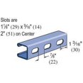 Genuine Unistrut P1000T 1-5/8 12 Gauge Strut Channel, Slotted Back, Pre ...