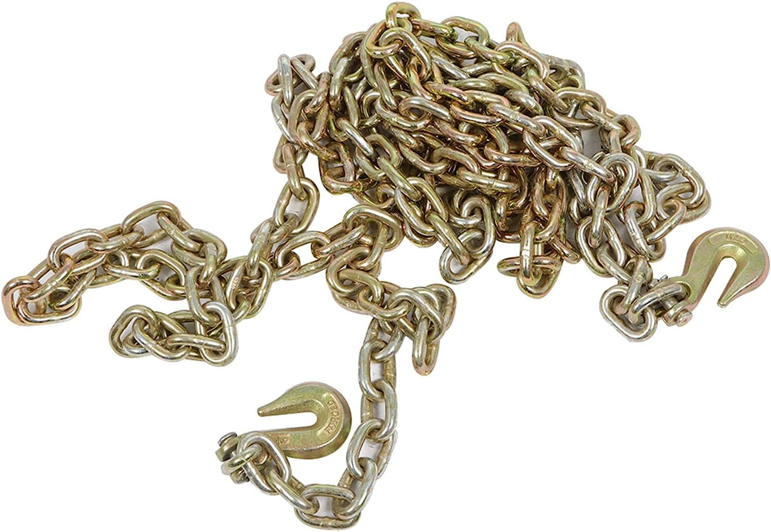 waltyotur 2 Pack 3/8 inch x 20 G70 Tow Chain Tie Down Binder Chain with ...