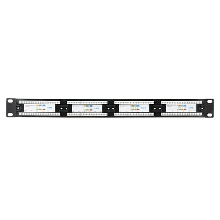 Cat6 LAN Adapter CAT6 24 Port Patch Panel Rack Cable Wall Mounted ...