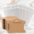 100 Sets Jewelry Display and Packaging with 100 Paper Cards and 100 ...