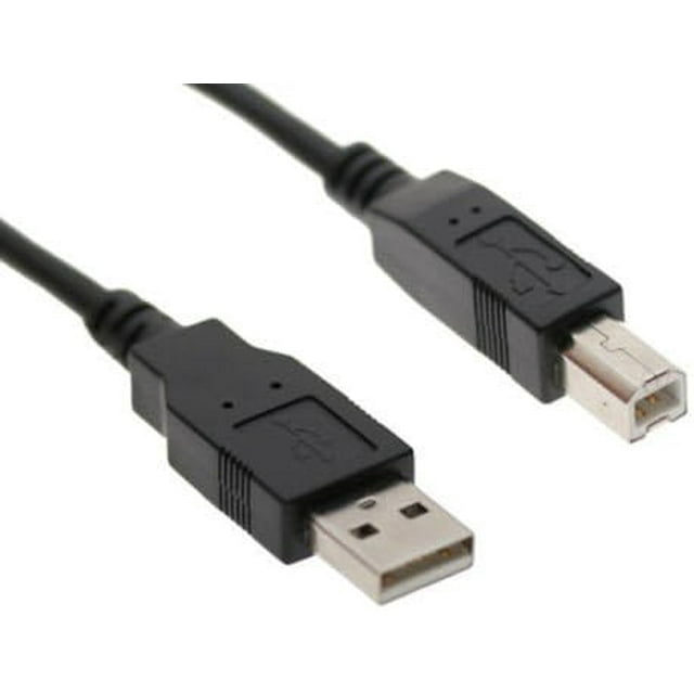 Yustda USB Cable Type A Male B High Speed 2.0 Laptop PC Data Cord ...