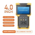 4 Inch HD Cctv Tester IPC Analog TVI AHD CVI Video Monitor POE PTZ ...