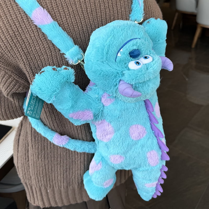Mochila de peluche con cara divertida de Stitch de James P. Sullivan ...