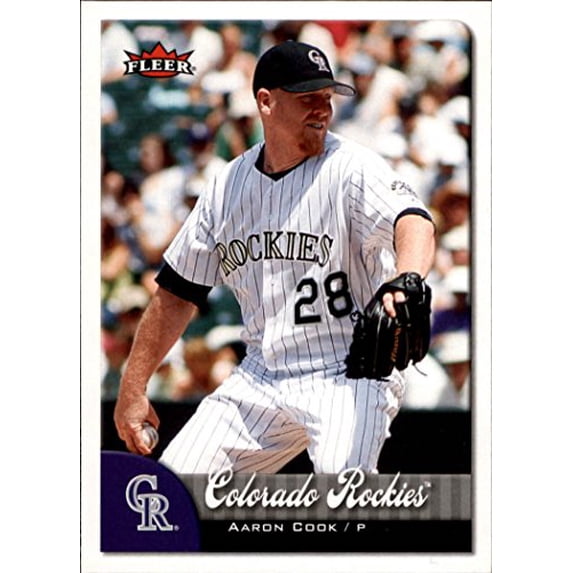 2007 Fleer #231 Aaron Cook MLB Baseball Trading Card - Walmart.com