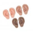 3 Pairs Silicone Ear Model Soft Flexible Ears 3 Colors Artificial ...