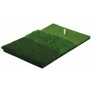 Dual-Surface Hitting/Practice, Chipping and Driving Golf Grass Mat with ...