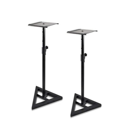Pyle Universal Monitor Speaker Stands - Heavy Duty Studio Speakers ...