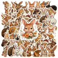 35pcs Adorable Animal Decals Rabbit Stickers Floral Cute for Laptops ...