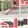 GOJOOASIS Rabbit Hutch Indoor, Chicken Coop Outdoor with Waterproof ...