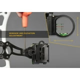 Trophy Ridge Joker 3-Pin Sight with Fiber Optic Pins, Reversible Sight ...