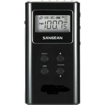 Sangean AM-FM Stereo Digital Tuning Pocket Radio - Black - Walmart.ca