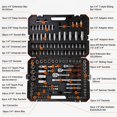 1/4" Socket Ratchet Wrench Set 172pcs Cr-v Metric With Extension Bar ...