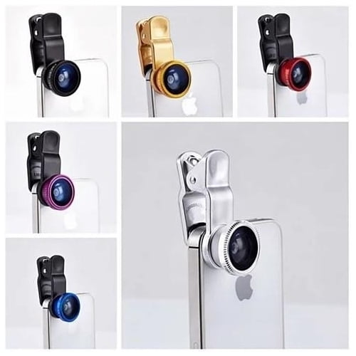 Buy 3-in-1 Universal Clip on Smartphone Camera Lens - 6 Colors Online ...