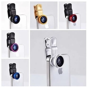 Universal Clip-On 3-in-1 Camera Lens - Walmart.com