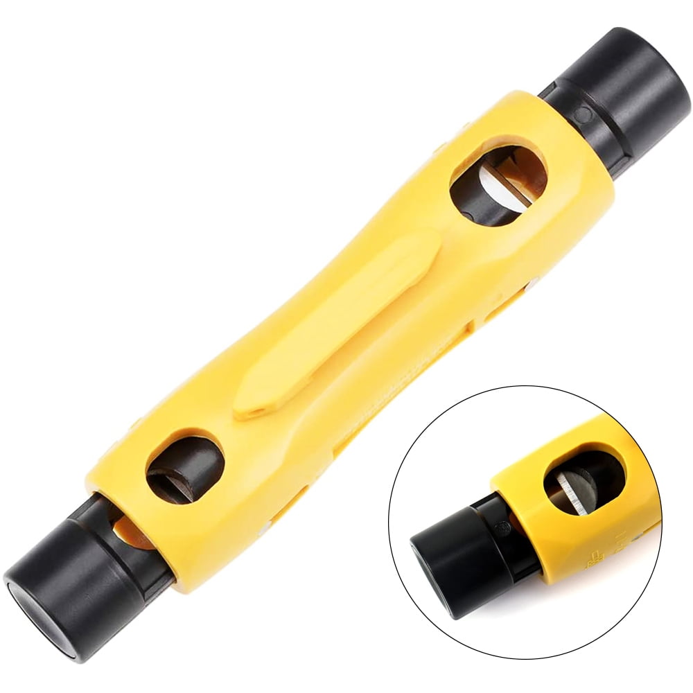 Coaxial Cable Stripper, Double Ended Coax Stripping Wire Cutter for ...