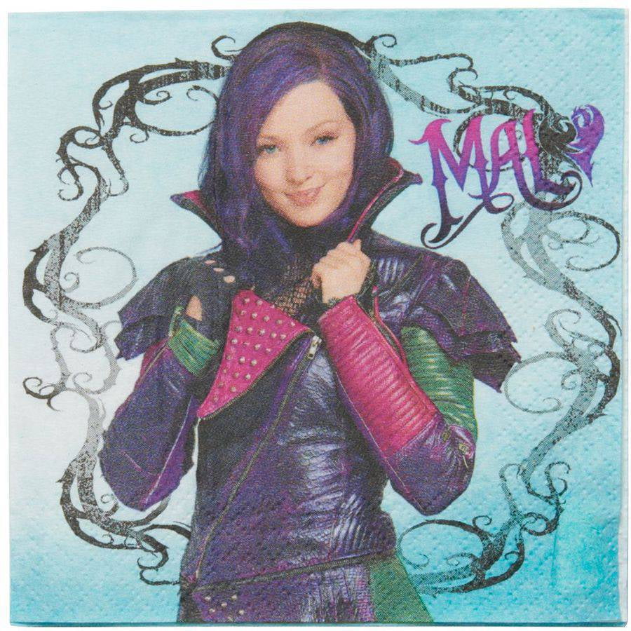 Descendants Small Paper Party Napkins, 16ct - Walmart.com