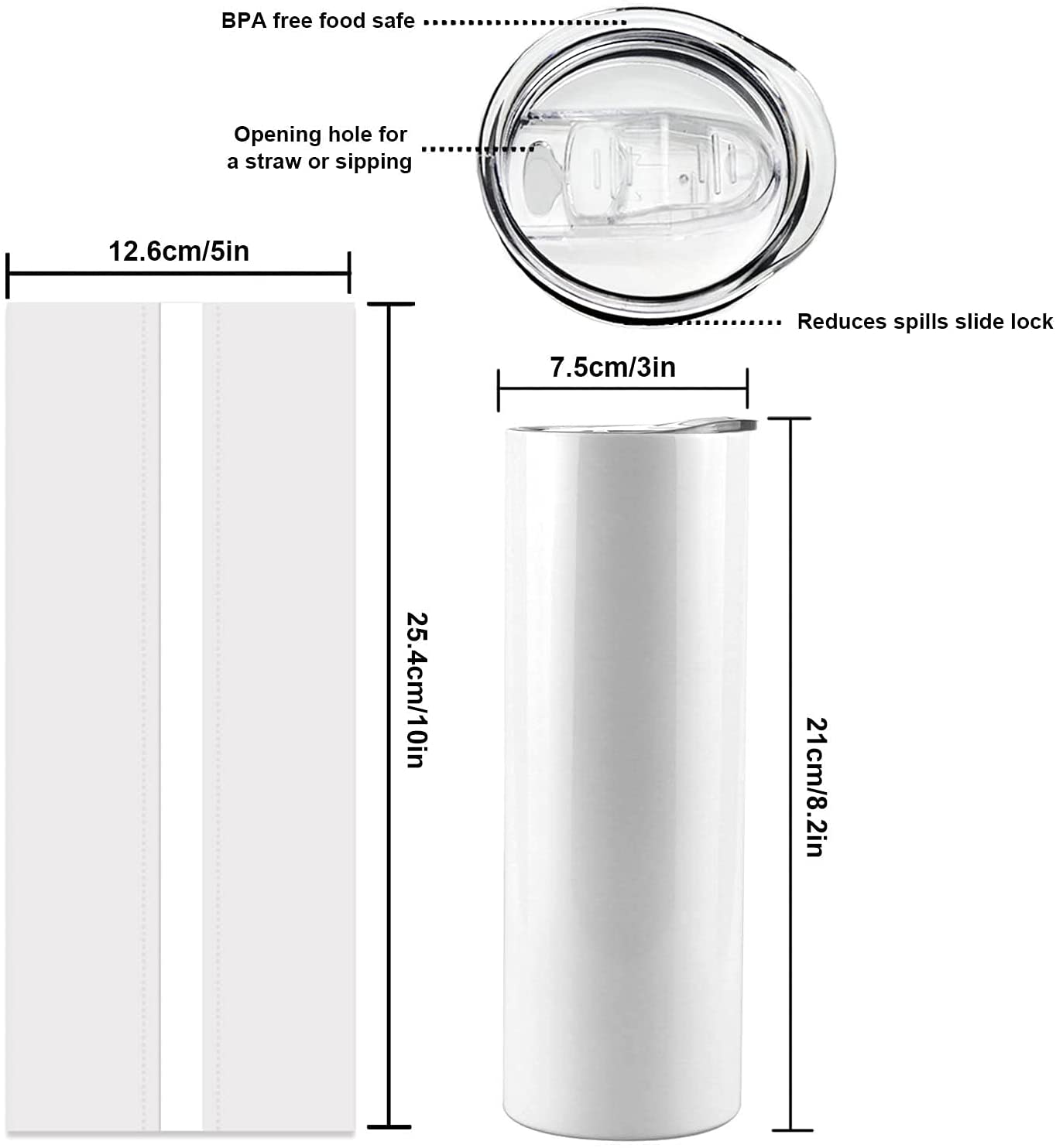 Top Gun sublimation waterslide design 20oz tumbler full wrap Christmas ...