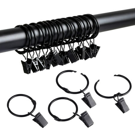 Metal Openable Curtain Rings Clips Heavy Duty Rustproof Vintage ...