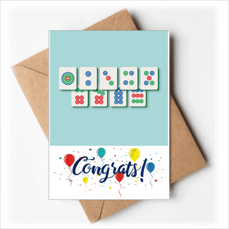 Mahjong Straight Flush Digital Package Wedding Cards Congratulations ...