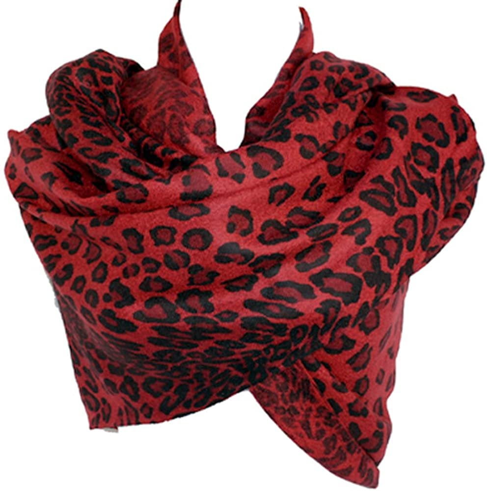 Silver Fever Pashmina-Leopard Animal Print Shawl- Stylish Soft Scarf ...
