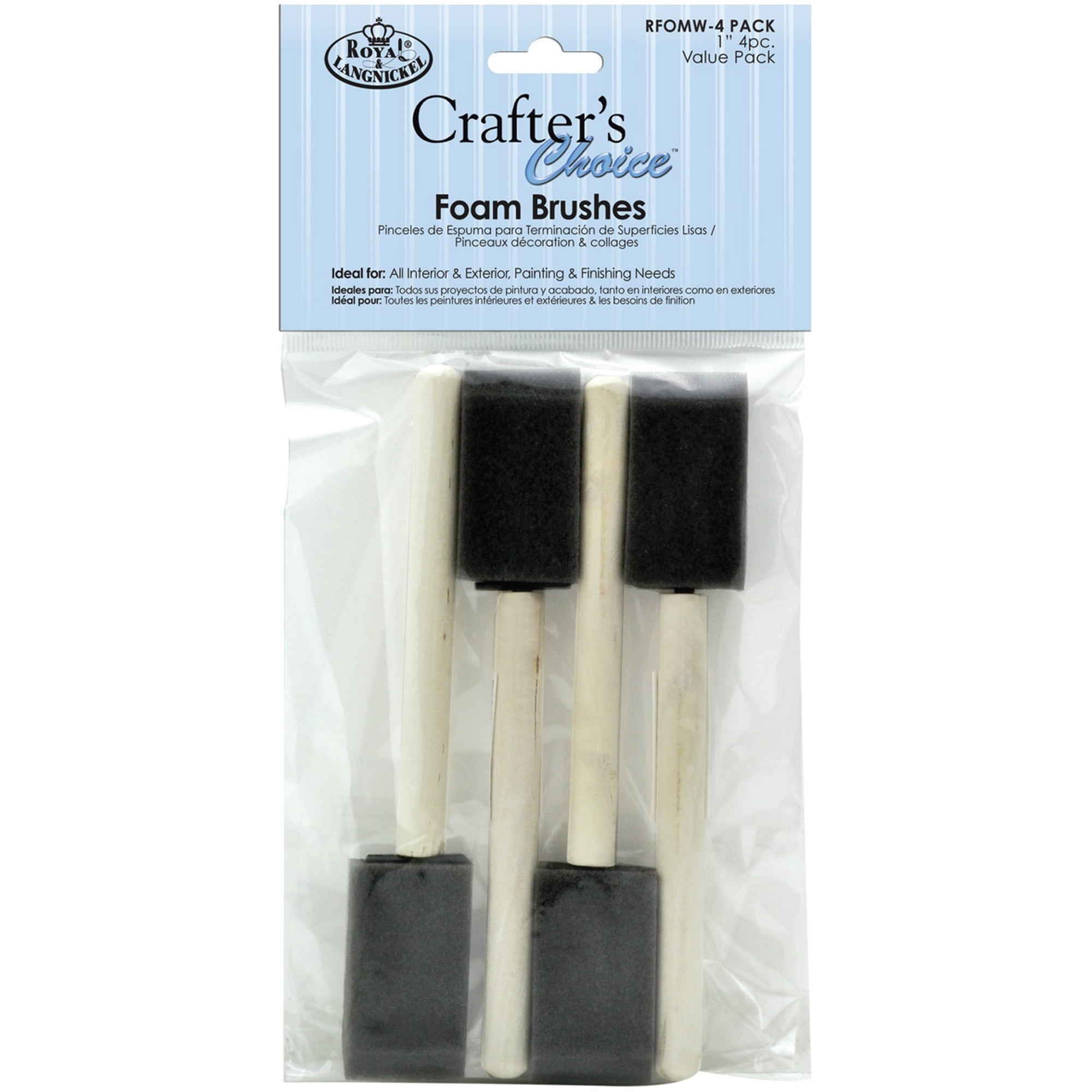 Click here for Royal & Langnickel Crafters Choice Foam Brushes 4/... prices