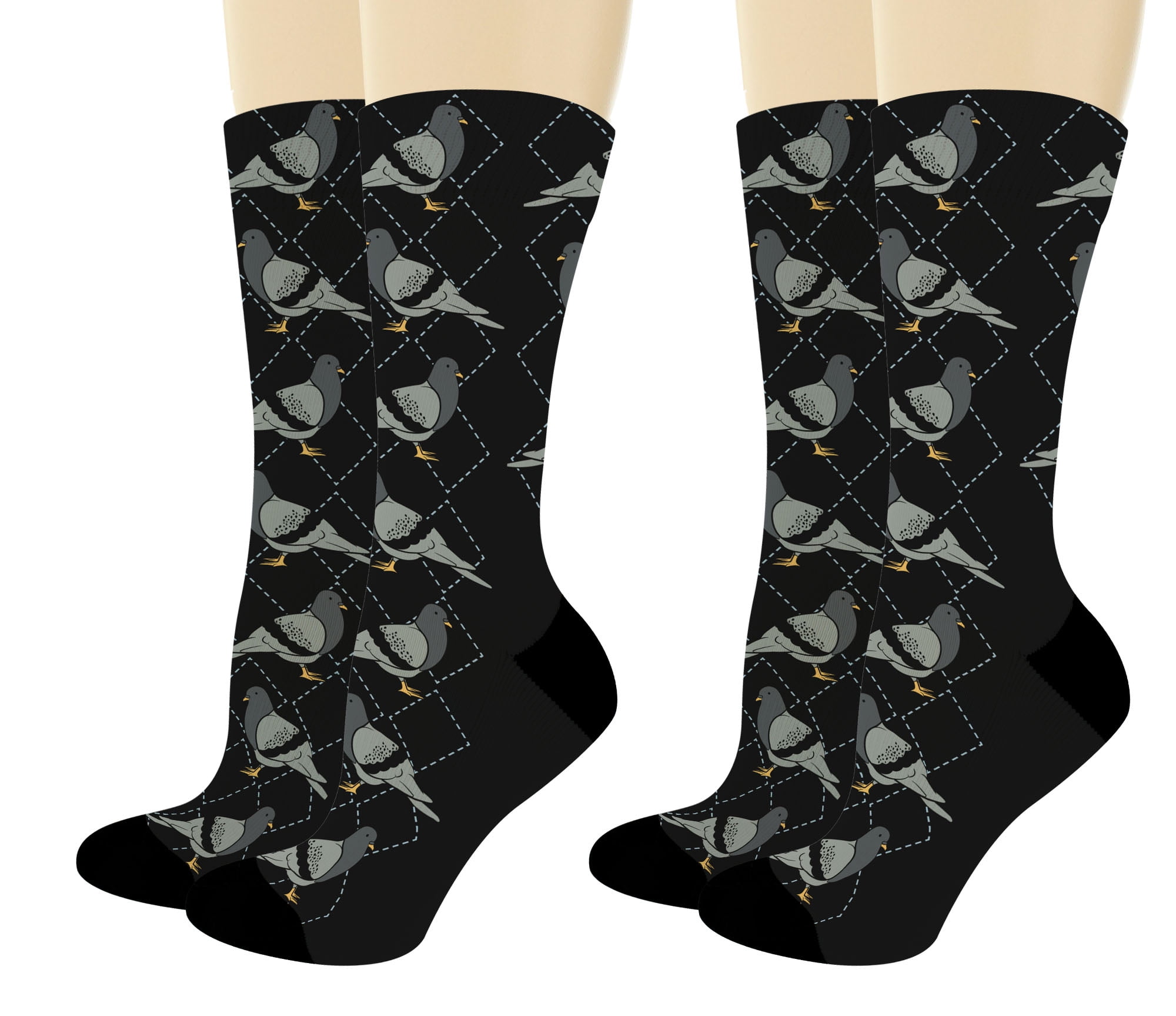 ThisWear Animal Print Socks Funny Pigeon Socks Pigeon Gift Set Pigeon ...