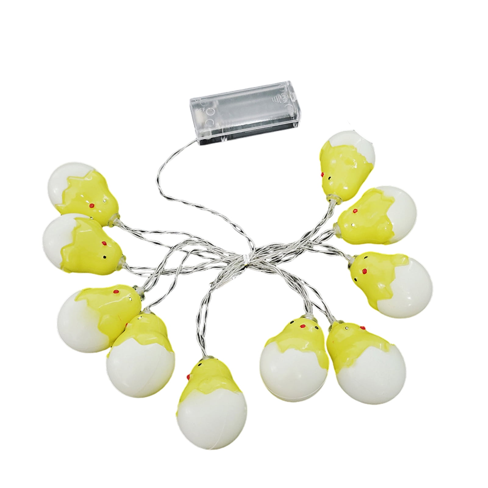 Lomubue Easter Egg Lamp Creative Shape Battery Operated Always-on ...