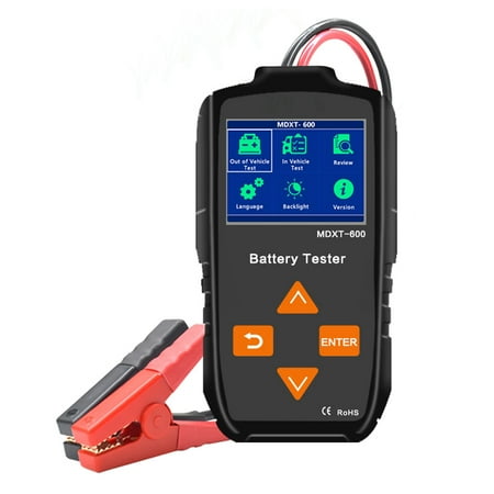 MDXT-600 Automotive Battery Tester 12.0V 24V Battery System Analyzer ...