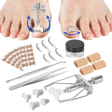 Ingrown Toenail Pain Reliever, 1 kit, (w/ Gel, 12 retainer rings & 12 ...