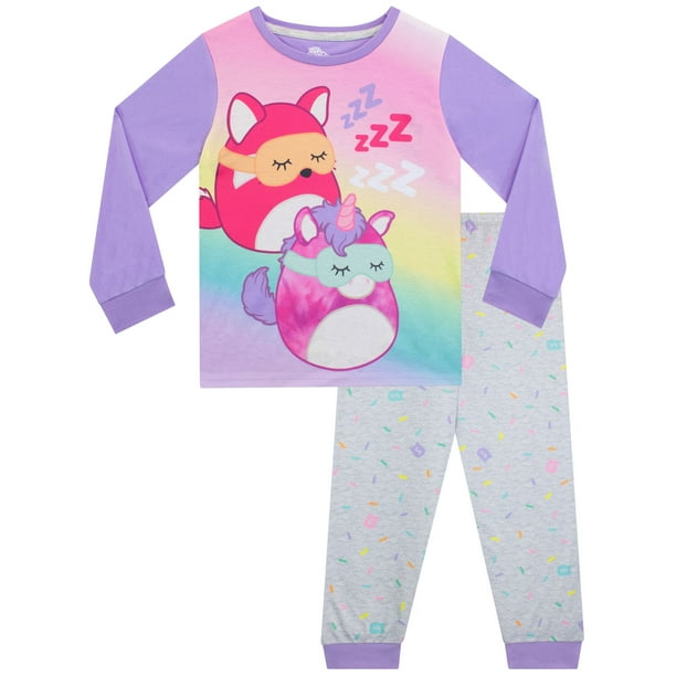 Squishmallows Girls Long Sleeve Pyjamas Sizes 6-14 - Walmart.com