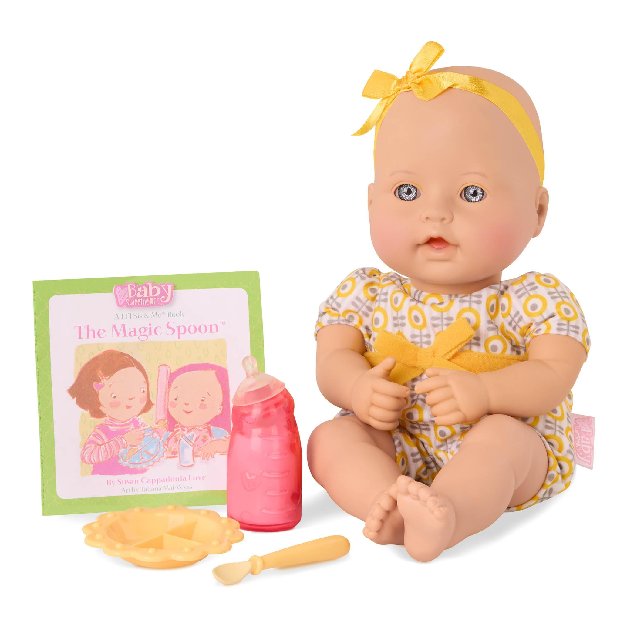 Baby Sweetheart by Battat - Feeding Time 12-inch Soft-Body Newborn Baby ...