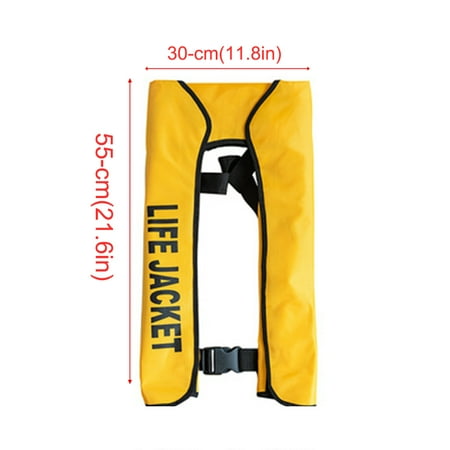 Manual Inflatable Life Jackets for Adults Portable with Reflective Tape ...