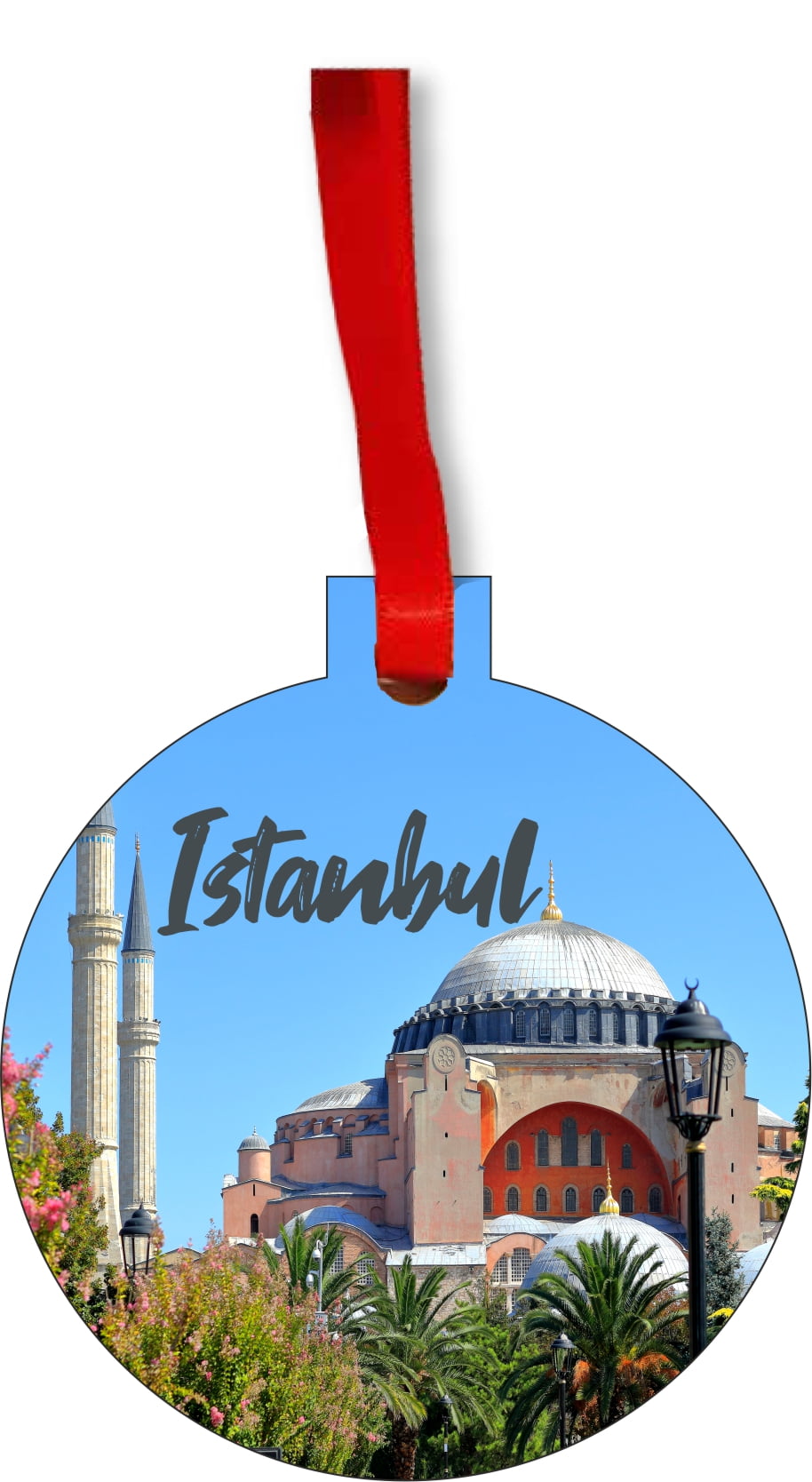 Istanbul Christmas Tree Ornament Turkey Christmas Ornament Blue Mosque ...